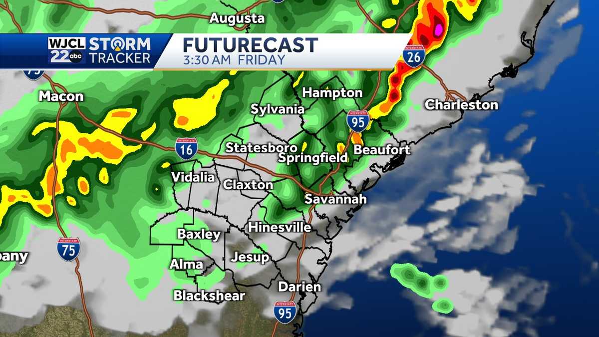 Savannah: Tracking rain chances