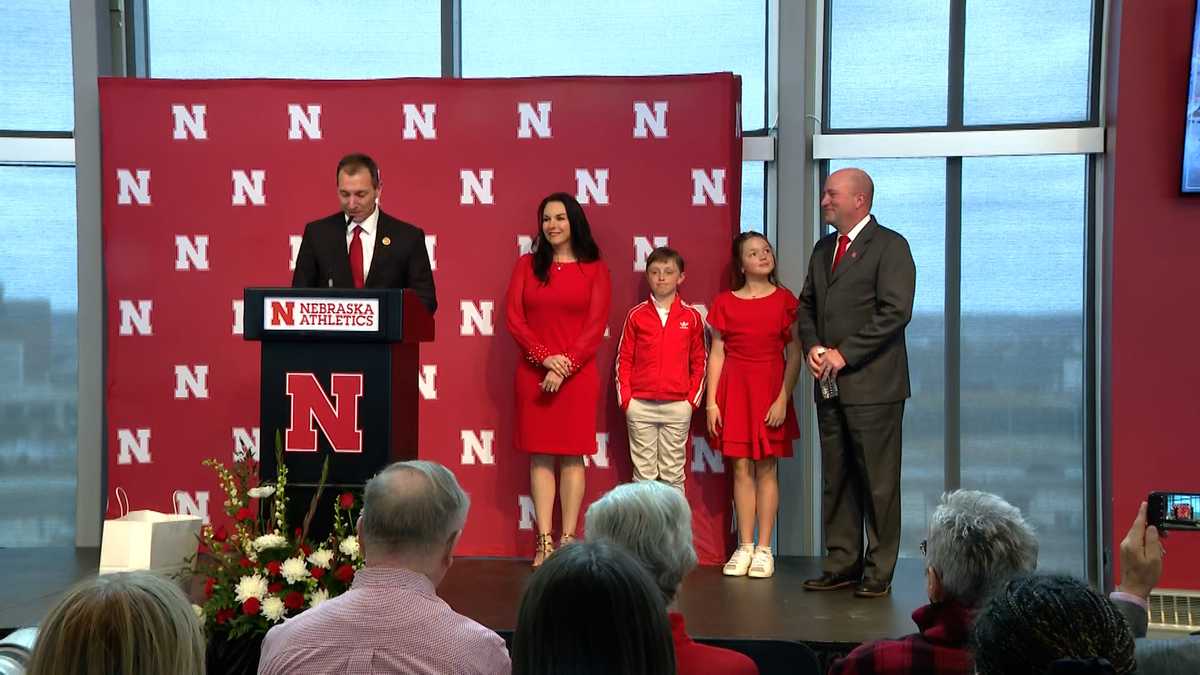 Nebraska introduces athletic director Troy Dannen