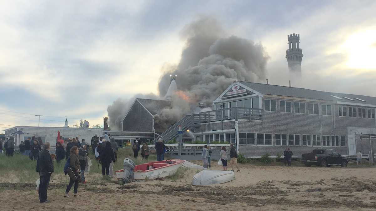 Photos: Large fire rips through restaurant in center of Provincetown