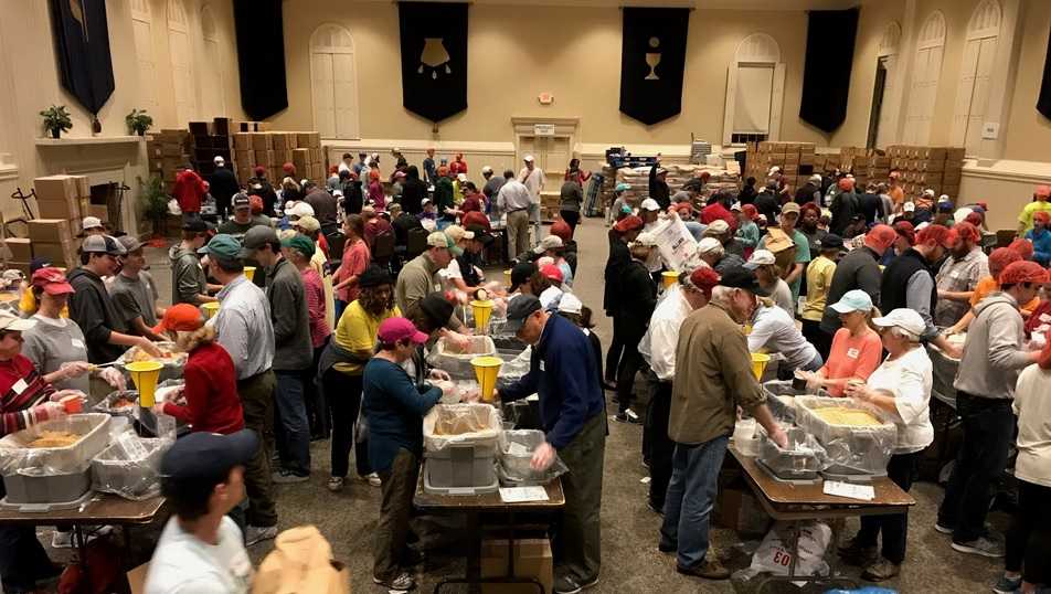 Thousands Of Meals Packed To Feed The Hungry