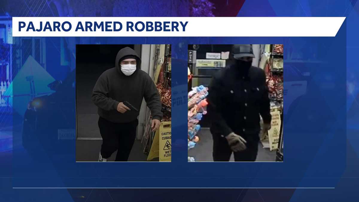 2 wanted for armed robbery in Pajaro, considered 'armed and dangerous'