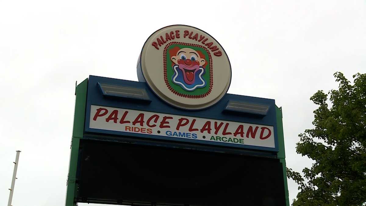 A child was hurt after apparently falling from a ride in OOB