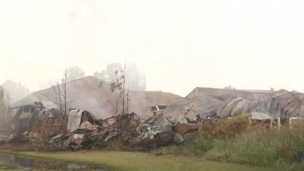 Jackson firefighters battling structure fire in downtown Jackson