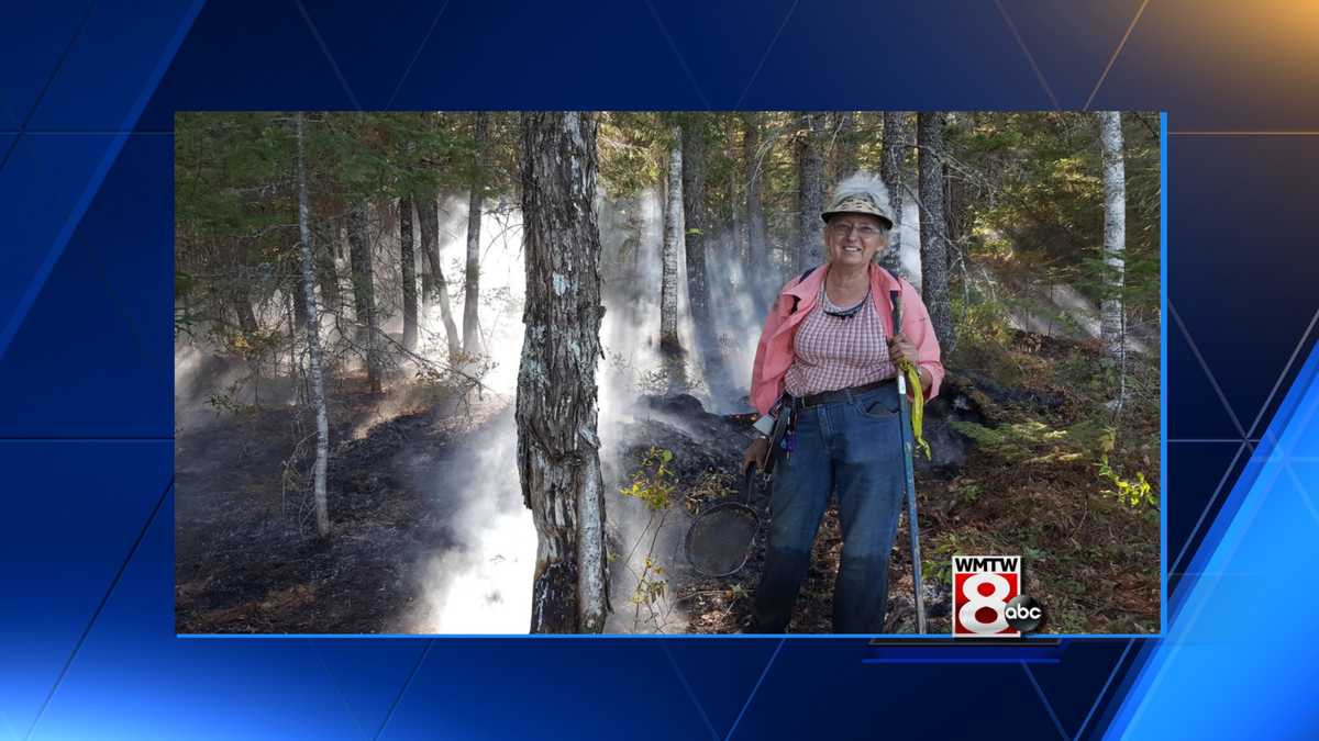 Mainer credited with helping contain forest fire with frying pan