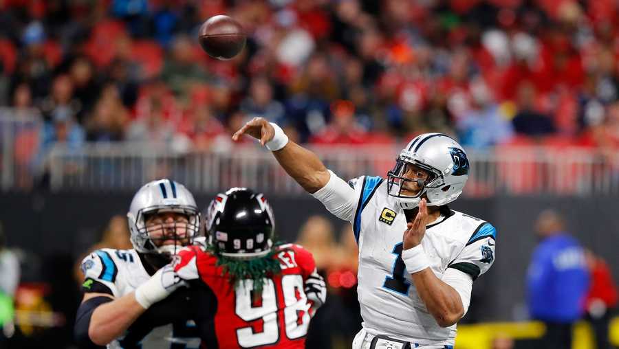 Falcons clinch playoff spot, beat Panthers