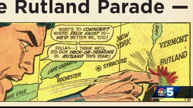 Rutland's new sculpture honors Batman and Halloween parade organizer ...