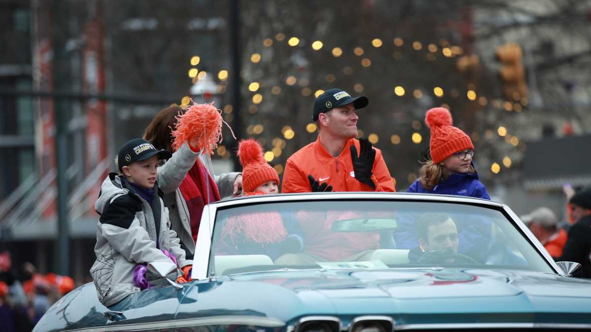 PICTURES: Clemson national championship parade celebration