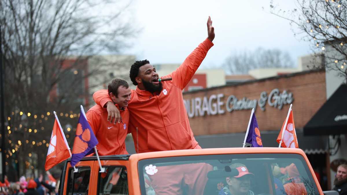 PICTURES: Clemson national championship parade celebration