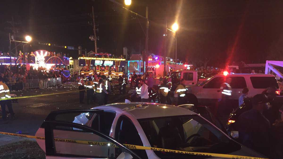 PHOTOS: Vehicle crashes into crowd at New Orleans parade