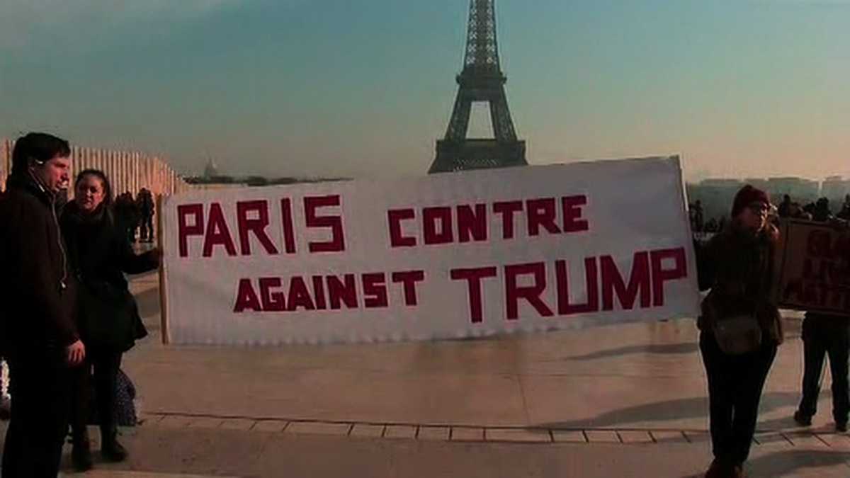 PHOTOS: Thousands march against Trump across the US and beyond