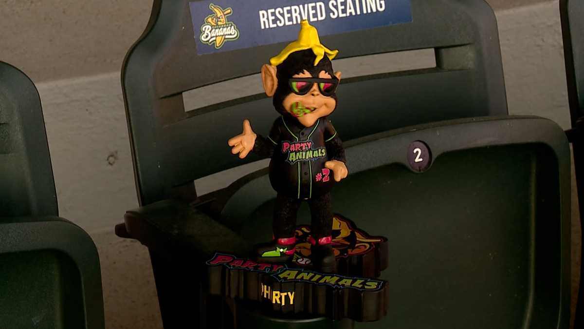 Savannah: Party Animals mascot immortalized with bobblehead