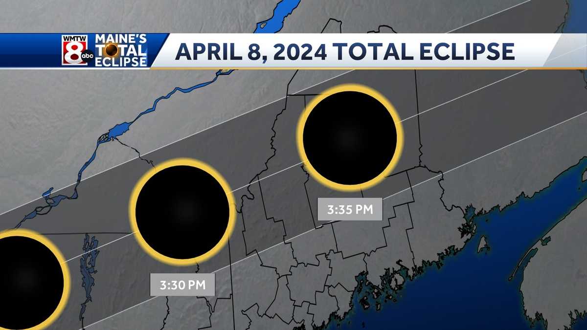 Timeline: When will the solar eclipse be visible in Maine?