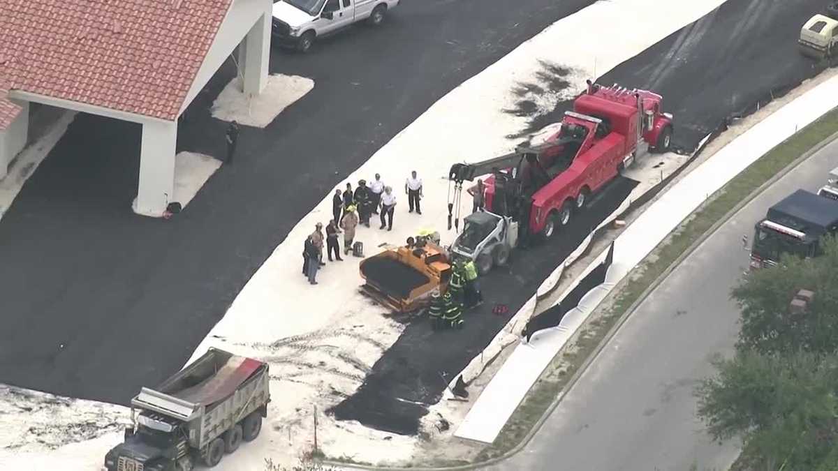 Construction worker dies after being run over by paving machine in ...