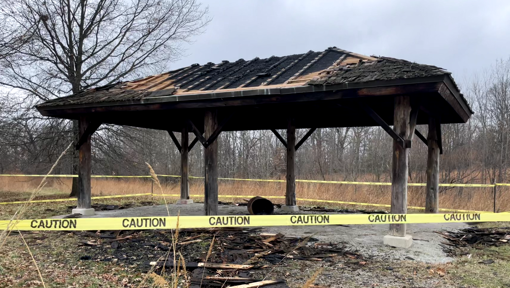 Investigators look at possible arson after pavilion fire at Iroquois Park