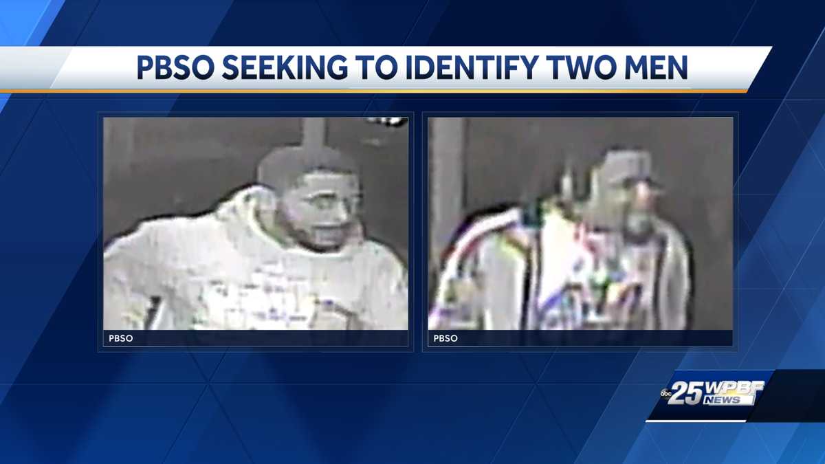 PBSO seeking to identify two men in connection with Boynton shooting