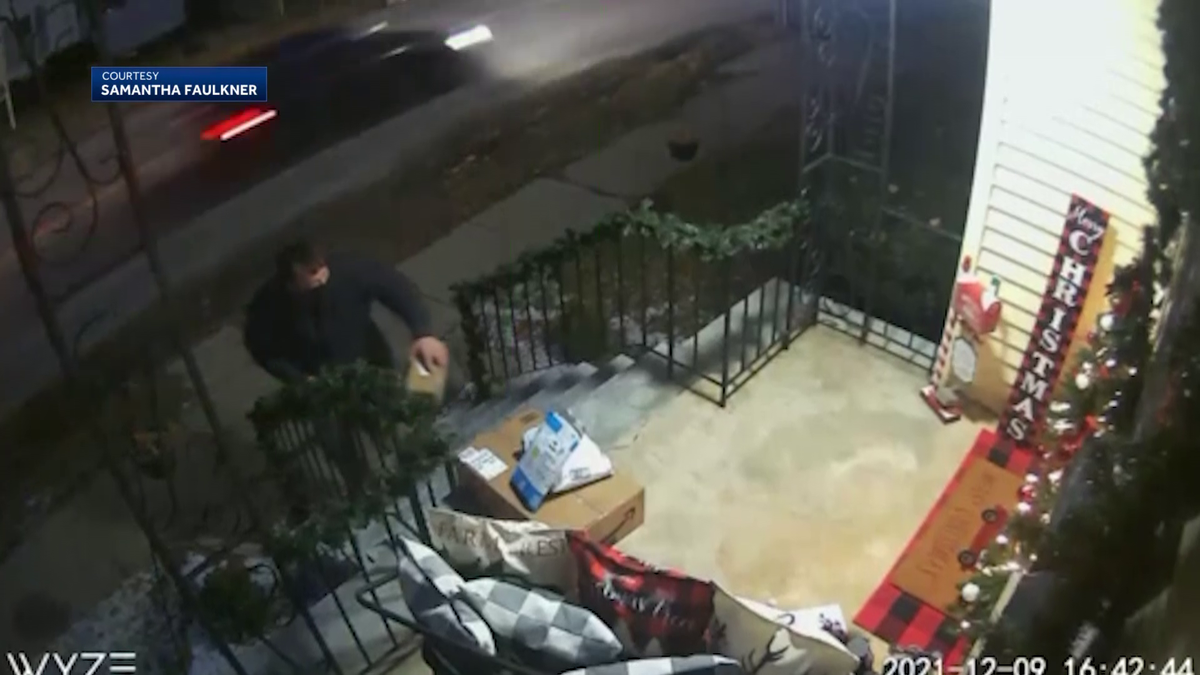 Peabody Porch Pirate Caught On Camera Stealing Packages