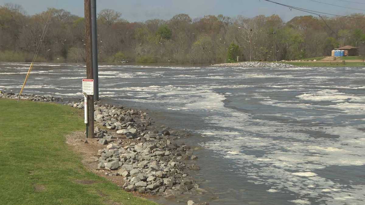 Recent rainfall has led to rising rivers in the area