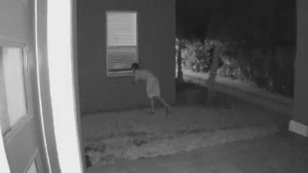 Volusia Sheriff Video Shows Man Peeping Into Womans Window