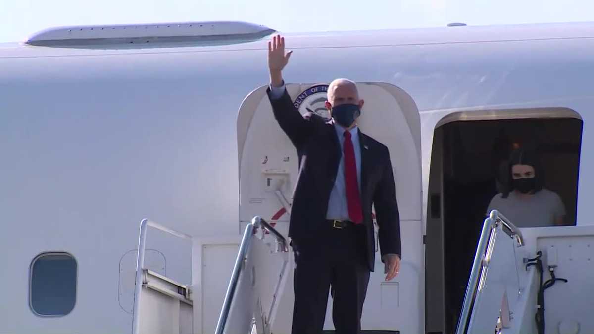 Vice President Mike Pence holds campaign rally in Greenville