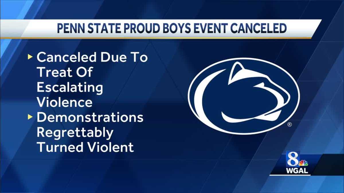 Proud Boys event canceled after protests turn violent