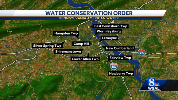 Pennsylvania American Water issues mandatory conservation order