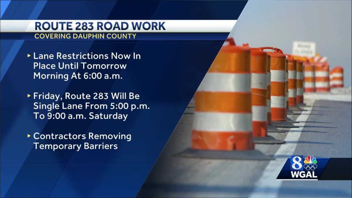 Delays expected as Pennsylvania Route 283 will have traffic shift for ...