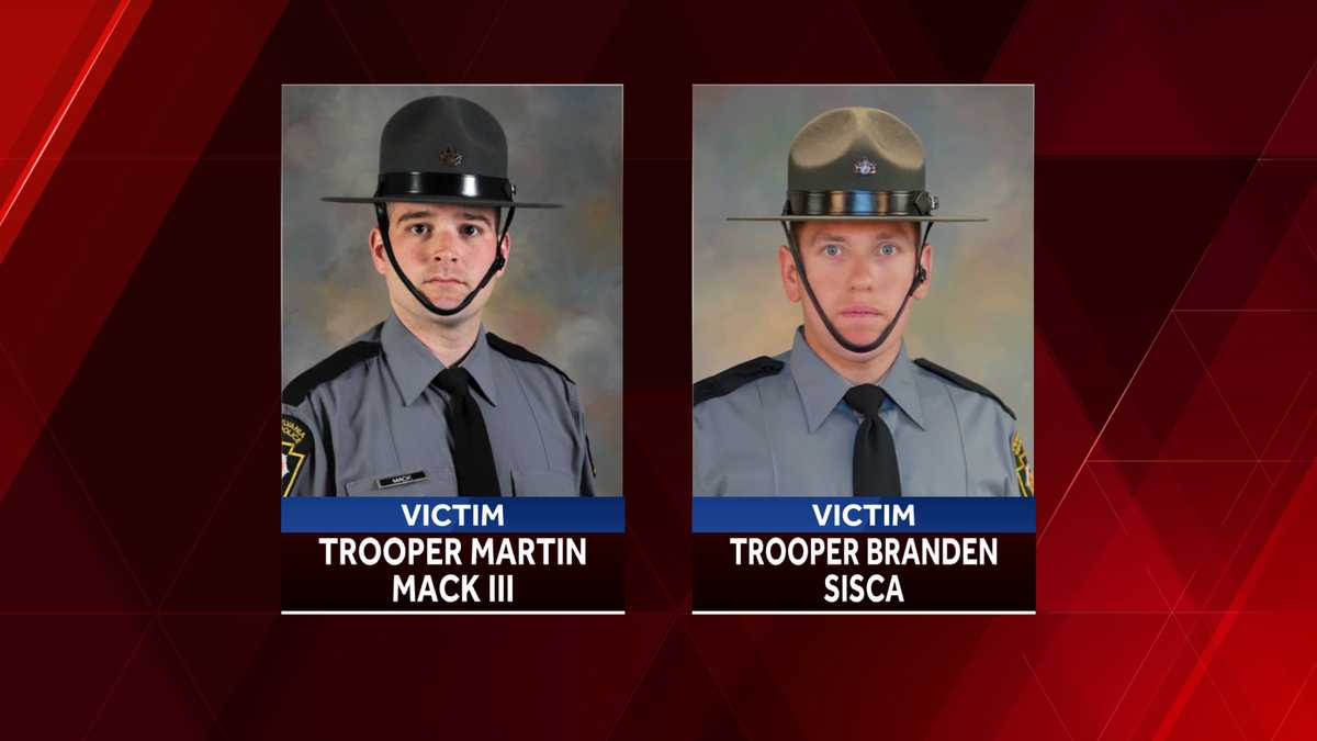 Funeral arrangements made for Pennsylvania State troopers