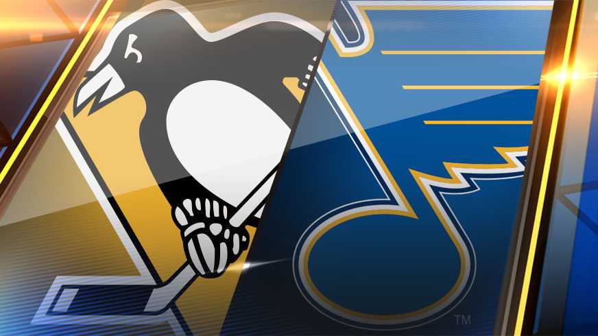 Kapanen's hat trick powers Penguins to 6-2 win over Blues
