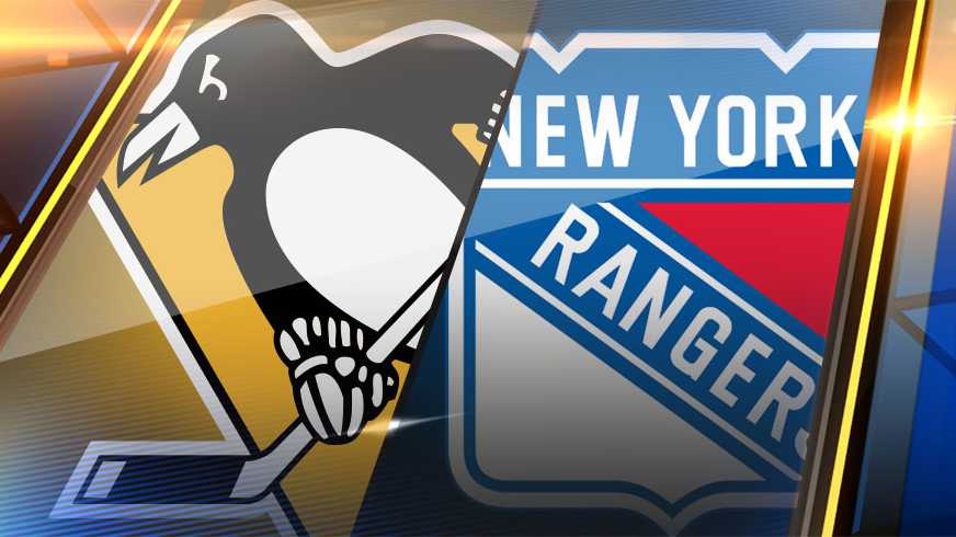 Rangers score 3 early goals, go on to rout Penguins 5-1