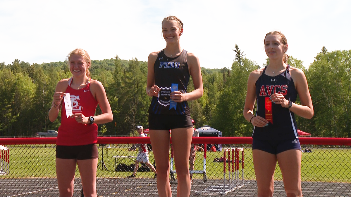 Peru's Maggie Garrow sets Section VII pentathlon record in a busy day ...