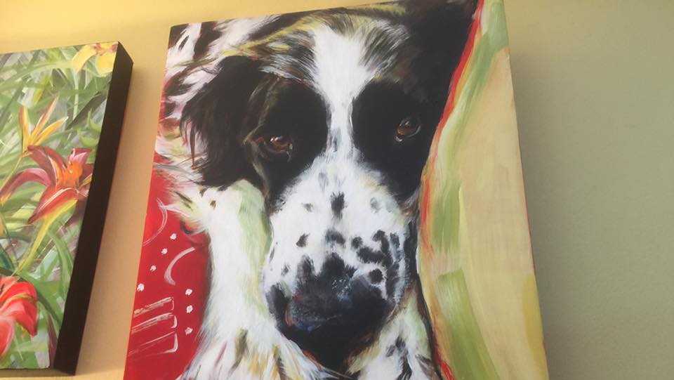 Maine artist specializes in portraits of pets