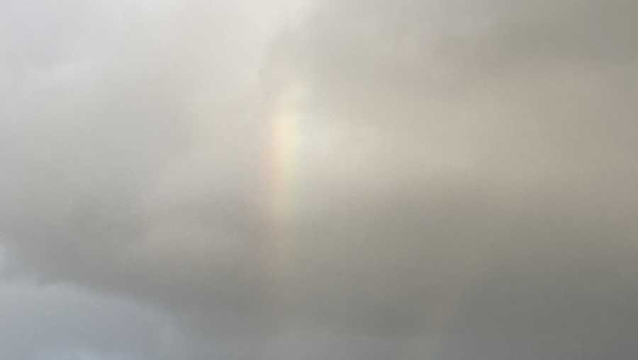 How does that happen? Unusual double rainbow spotted over Auburn