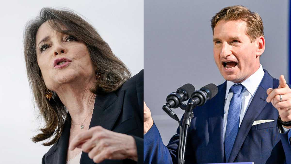 Democratic candidates Phillips, Williamson make final appeals
