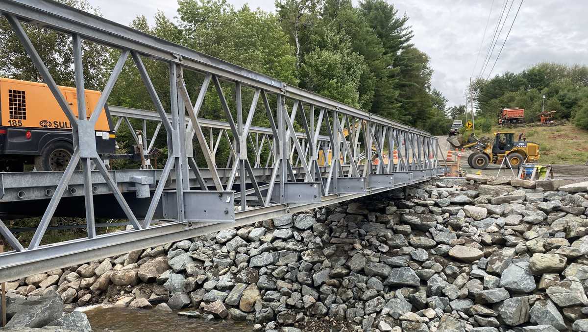 New Hampshire bridge set to re-open after collapsing in July
