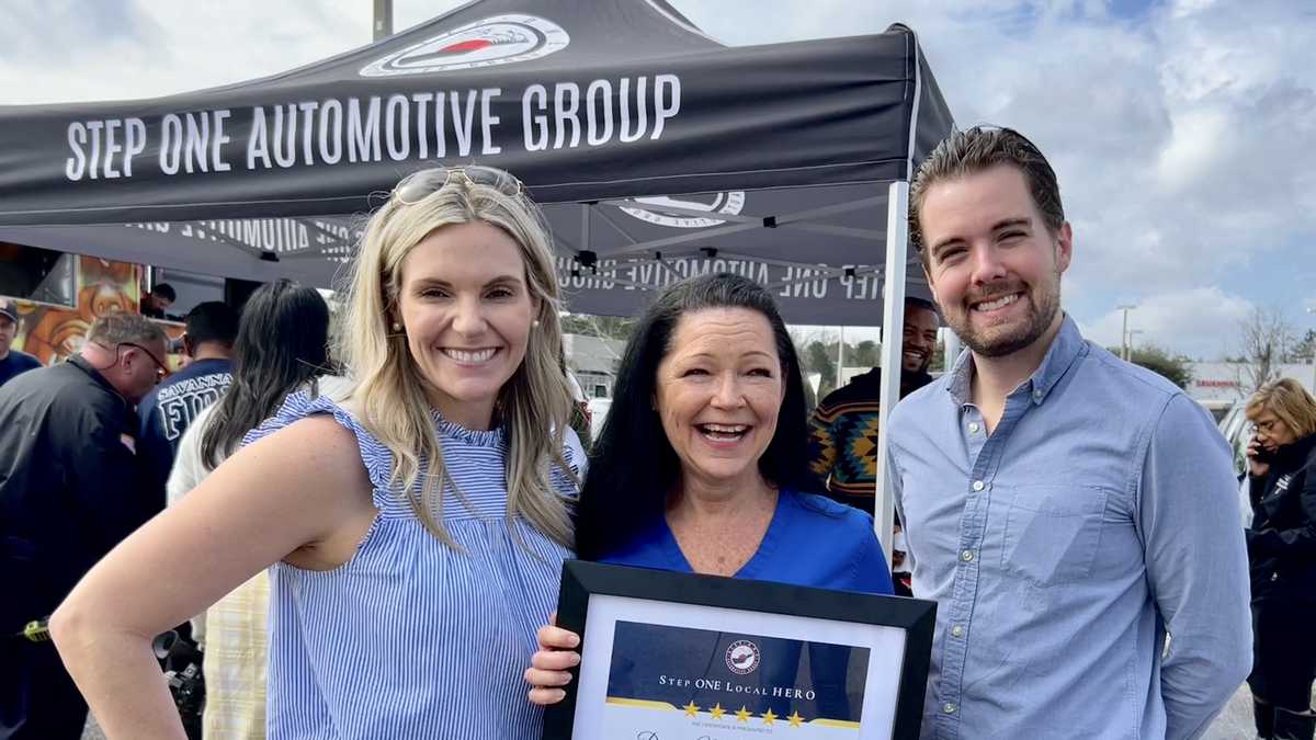 PHOTOS: Step One Auto in Savannah presents Local Hero Award