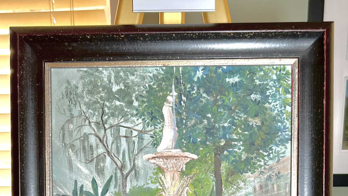 Historic Savannah Foundation unveiling of Anna Colquitt Hunter paintings