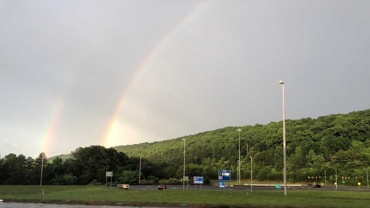 PHOTOS: Double rainbows in central Alabama