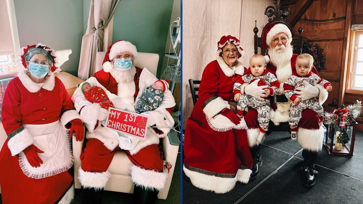 Iowa family creates new tradition with Santa who visited them in the NICU