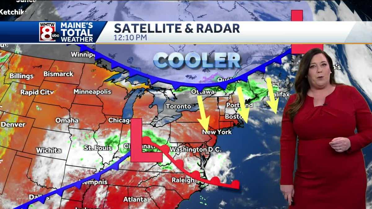 Warm today, big cool down tomorrow