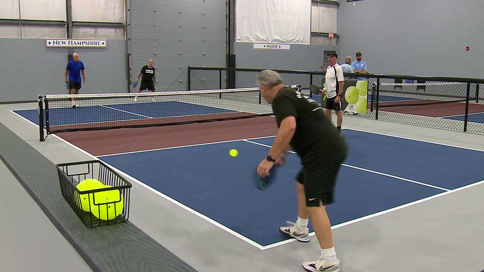 Getting sweaty at The New England Pickleball Club