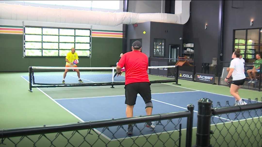 US Open medal winners host pickleball teaching clinic