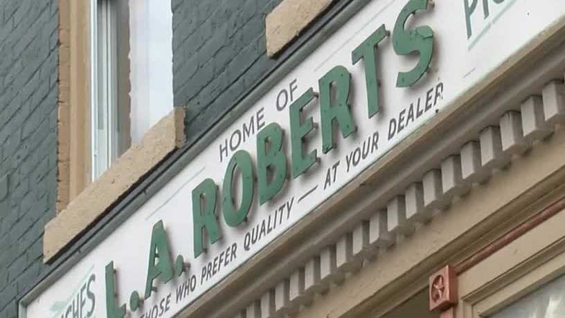 Antique pickle sign is turning heads