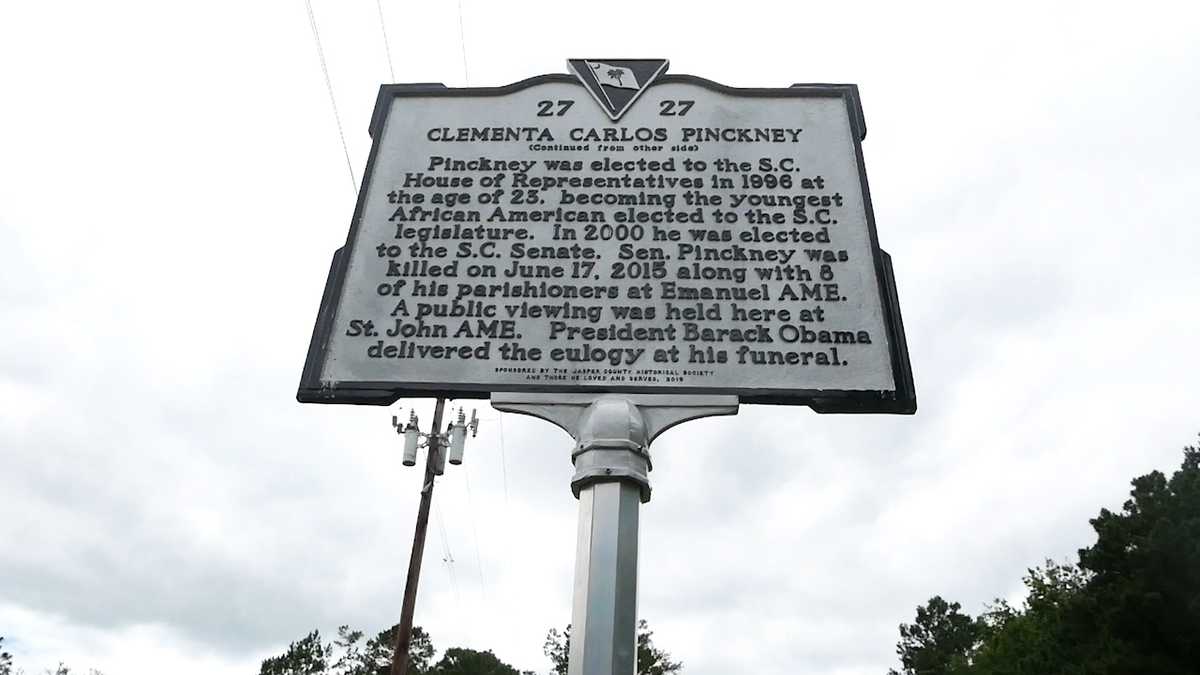 Clementa Pinckney honored at memorial plaque five years after ...