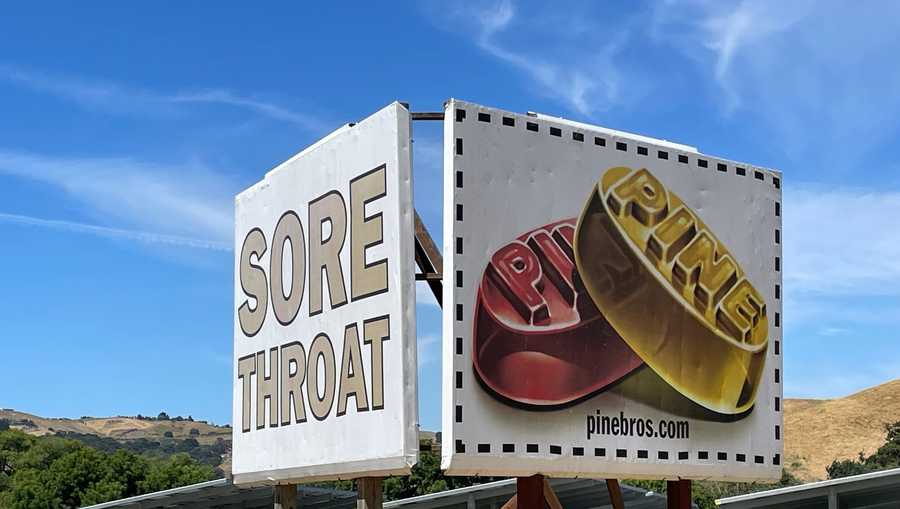 Who are Pine Bros? The lozenge company that advertises on Ca. highway