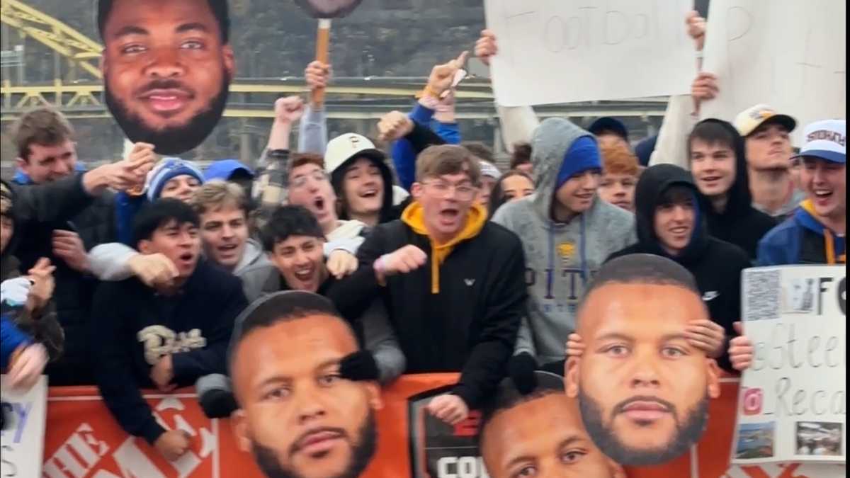 College GameDay: Pitt fans pack North Shore set