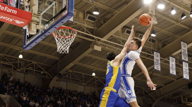 Cooper Flagg dunk against Pitt highlights Duke win