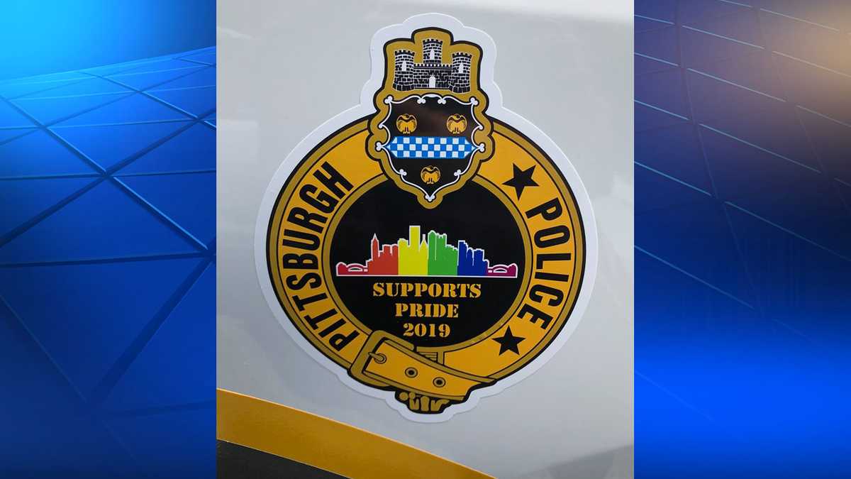 Pittsburgh police decals celebrate Pride Month