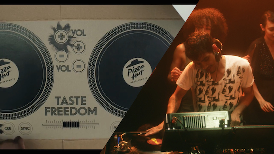 Who knew? Pizza box doubles as DJ's turntable
