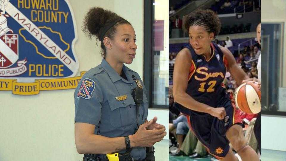 Officer follows path from WNBA to Howard County police