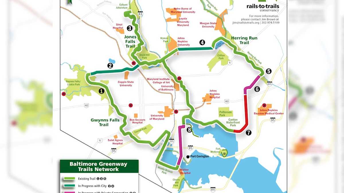 Coalition seeks to create Baltimore trail network